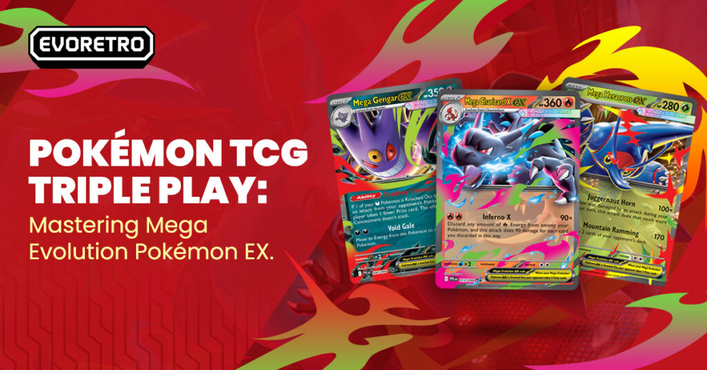 Pokémon TCG Triple Play: Mastering Mega Evolution Pokémon ex ...